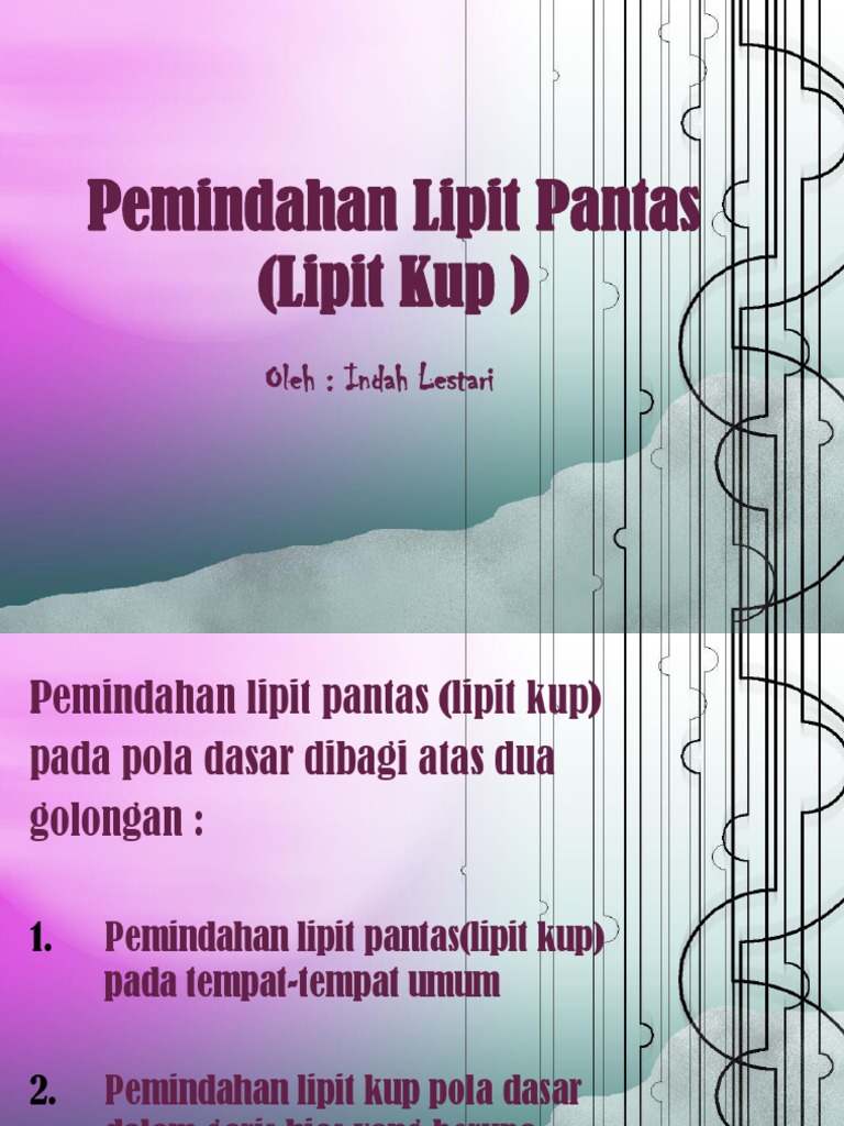 Pemindahan Lipit Pantas dalam Desain | PDF