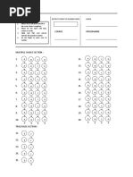 TOEFL Itp Test Answer Sheet | PDF | Test Of English As A Foreign ...