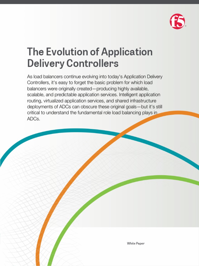 The Evolution of Application Delivery Controllers | PDF | Load Balancing (Computing) | Cloud ...