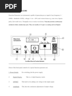 CRO Controls From The Front Panel | PDF | Phase (Waves) | Amplitude