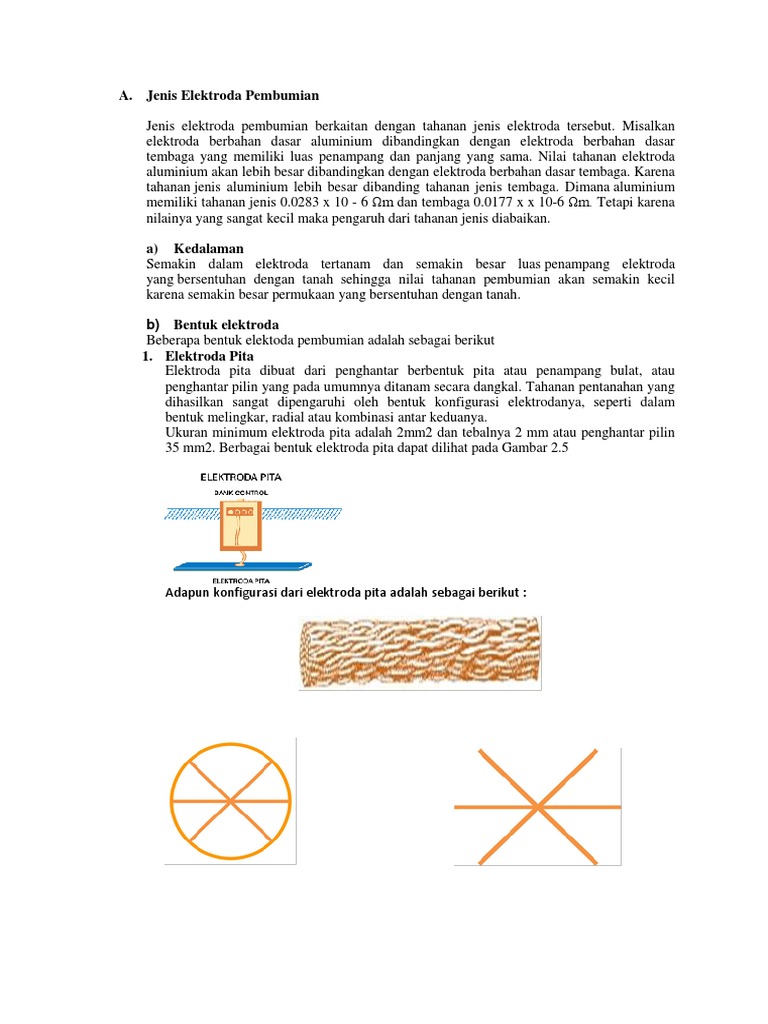 Jenis Elektroda Dan Pemasangannya | PDF