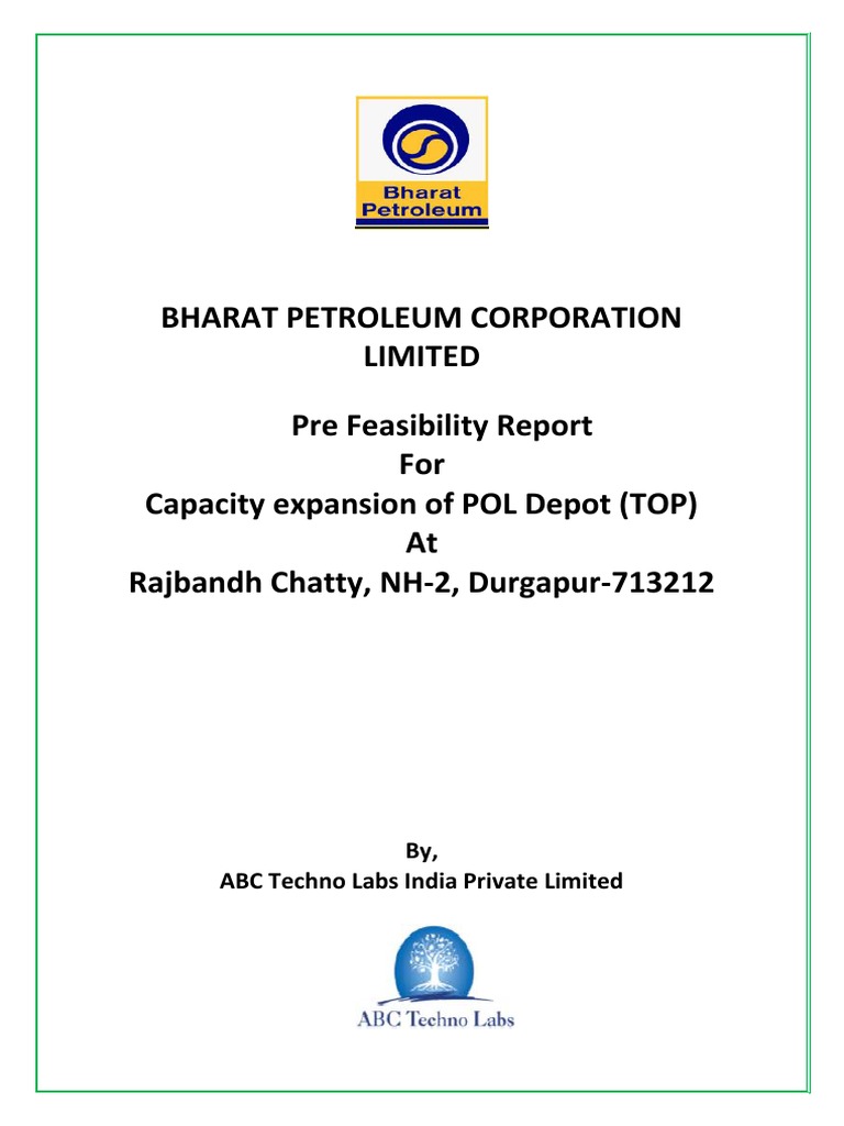 Capacity Expansion of POL Depot | PDF | Climate | Energy And Resource