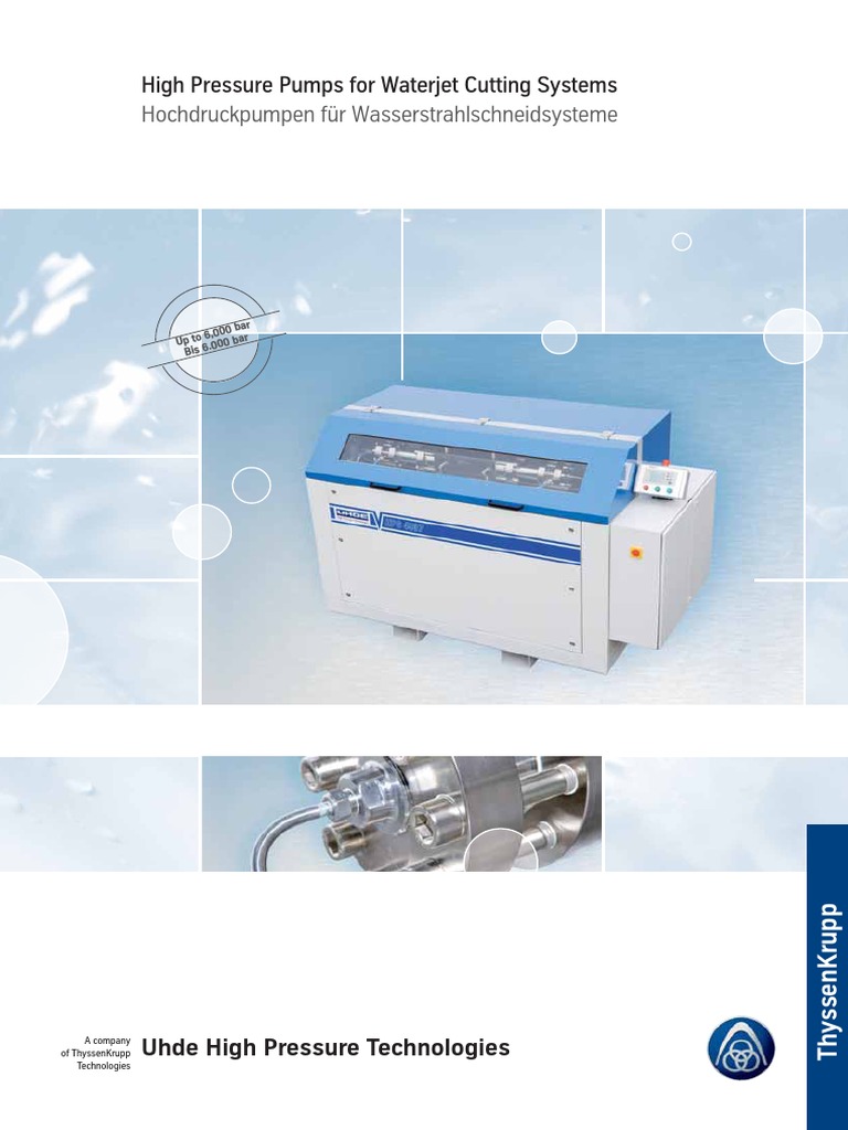 Waterjet 2008 Condensed | PDF | Pump | Machines