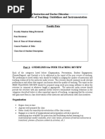 Lecturer Evaluation Form Template | PDF | Educational Assessment | Learning