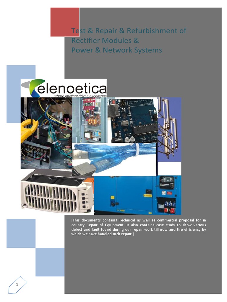 Comprehensive Proposal for In-Country Repair, Refurbishment, and ...