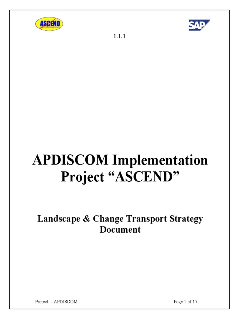 APDCL Instance Strategy Ver1.1 | PDF | Enterprise Resource Planning ...