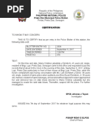 Sample Police Blotter | PDF