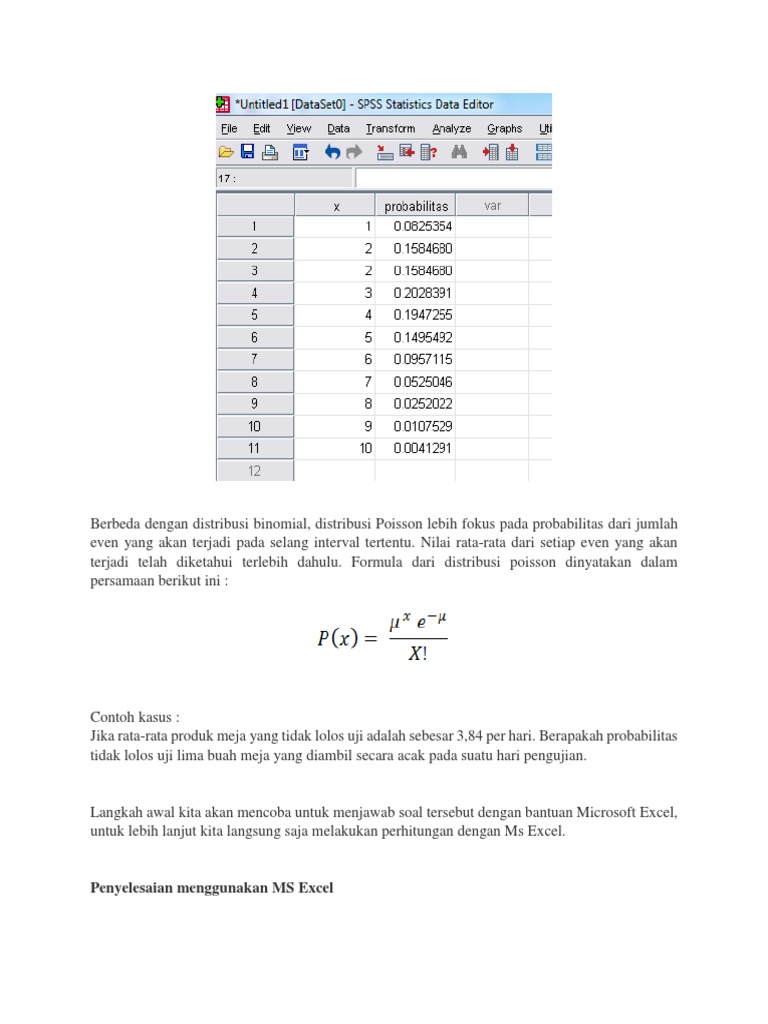 Berbeda Dengan Distribusi Binomial | PDF