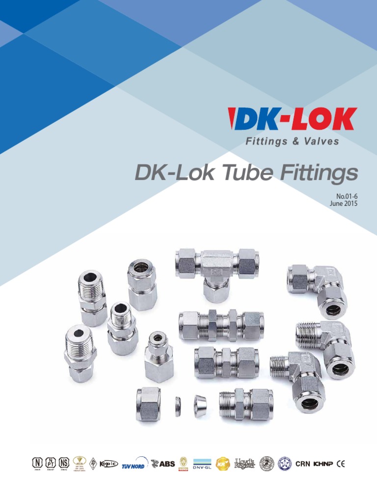 DK Lok Tube Fitting June 2015 PDF | PDF | Pipe (Fluid Conveyance ...