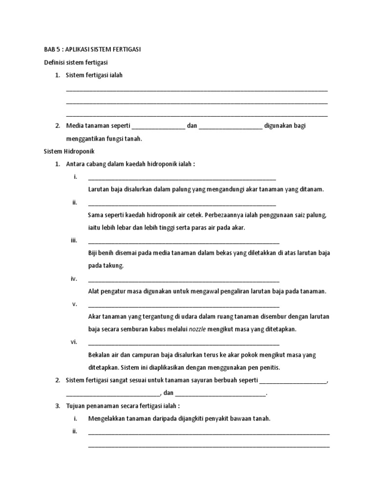 Modul Fertigasi | PDF
