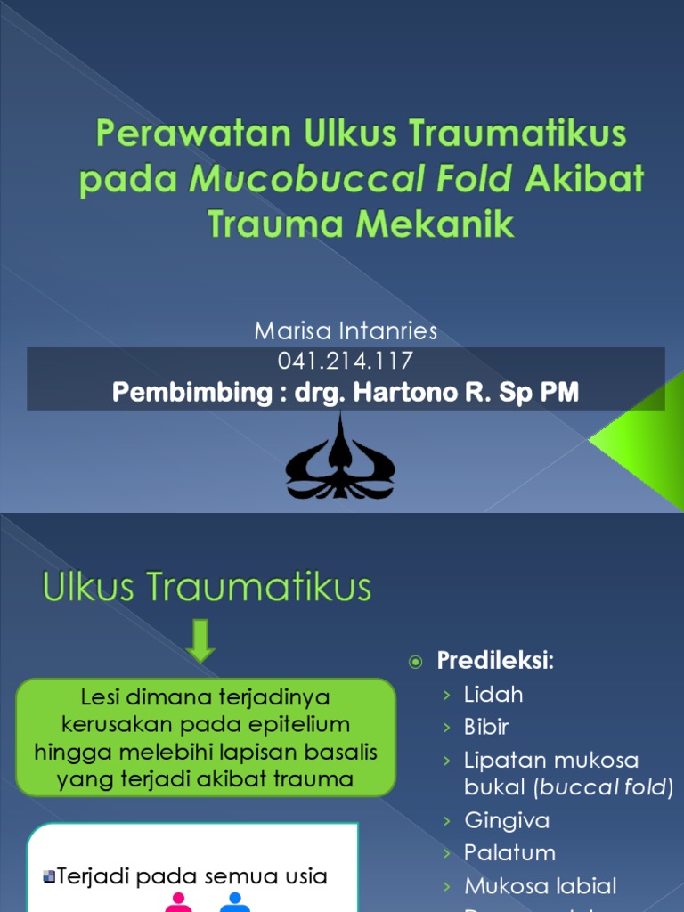 Ulkus Traumatikus | PDF