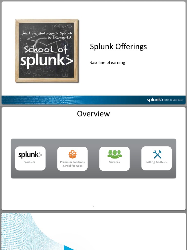 Splunk Offerings Baseline ELearning PDF Sep 2016 | PDF | Cloud ...