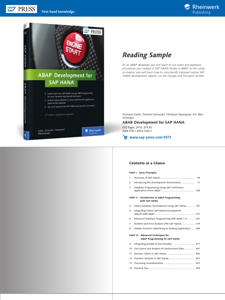 Reading Sample: First-Hand Knowledge | PDF | Databases | Data Management