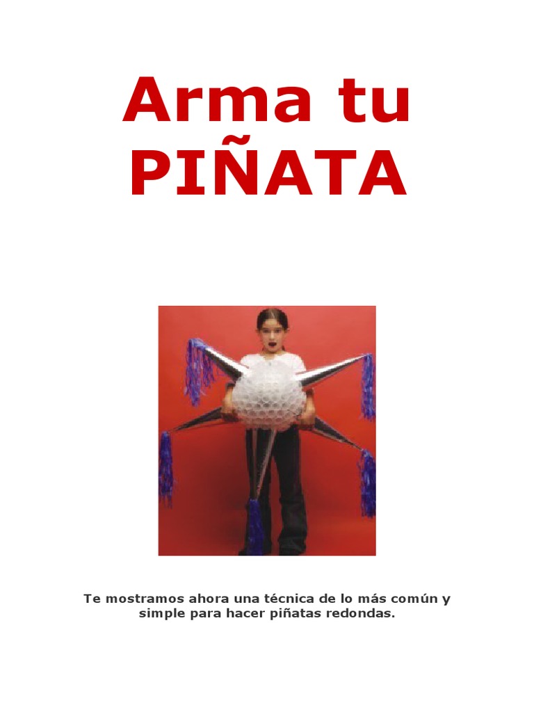 Arma Tu Piñata Con Globos | PDF | Ocio