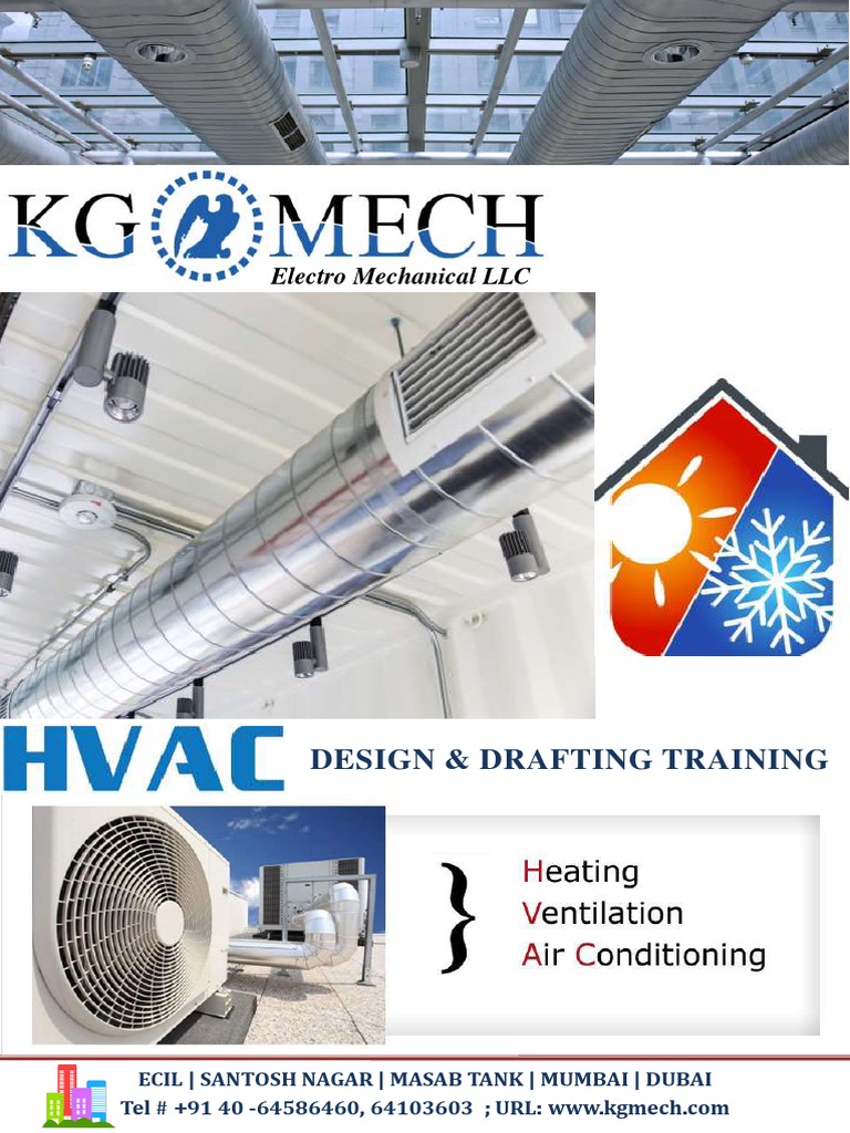 Kg-Mech - Mep (Training Details) | PDF | Hvac | Air Conditioning