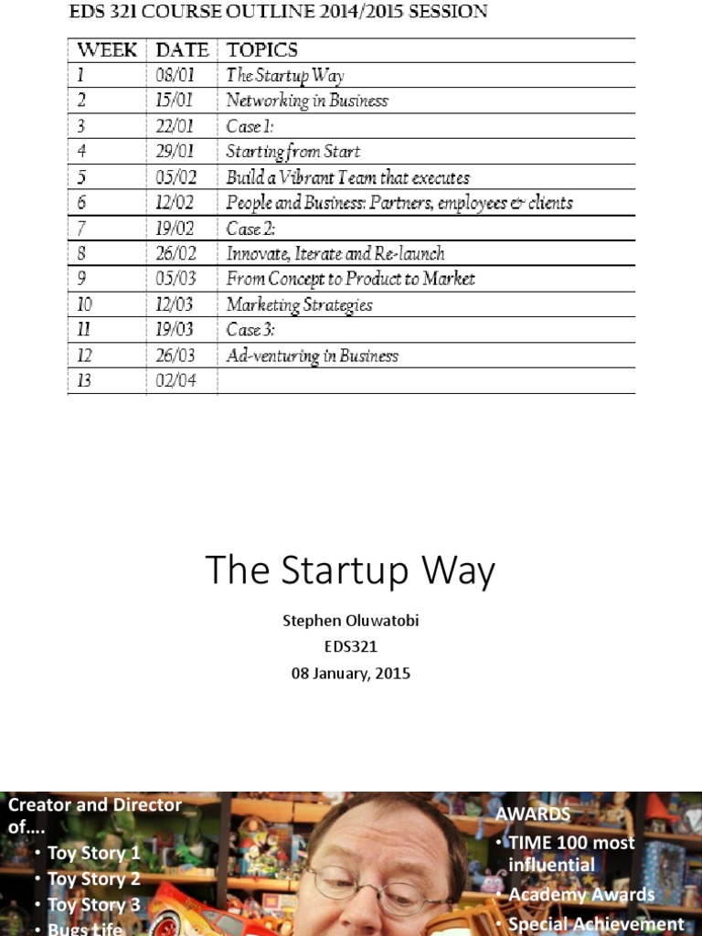 The Startup Way: Building Scalable Models | PDF | Startup Company ...