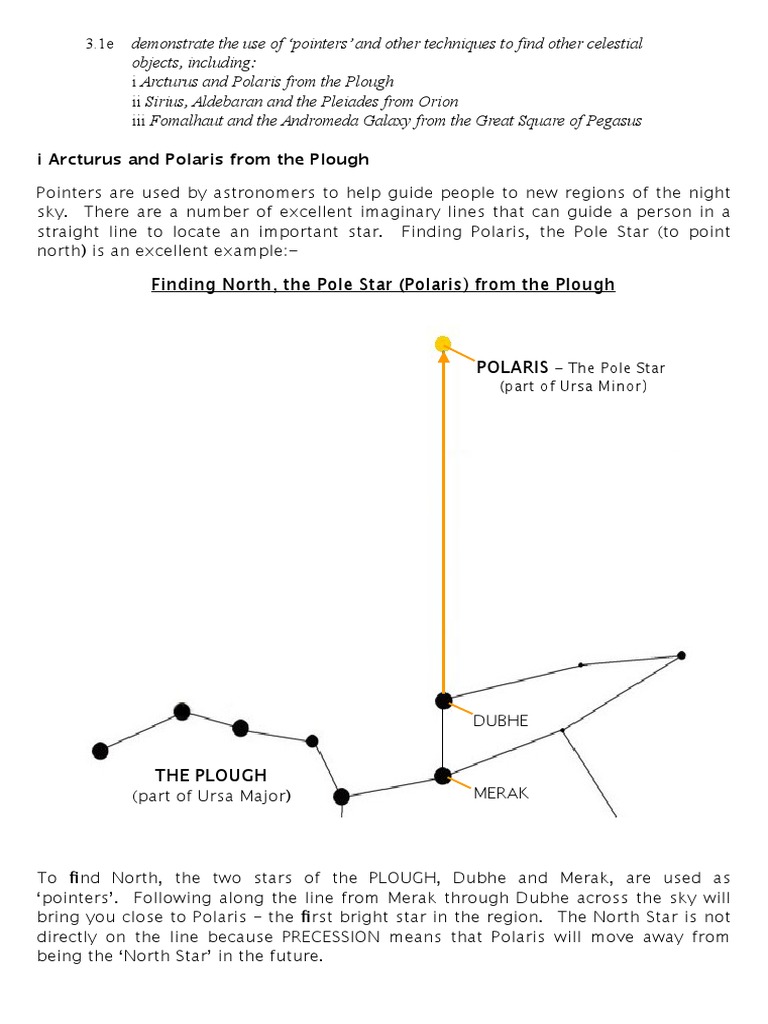 Star Navigation for Stargazers | PDF | Stars | Constellation