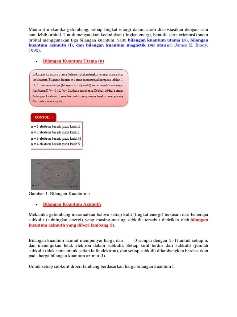 Bil Kuantum | PDF | Sains & Matematika