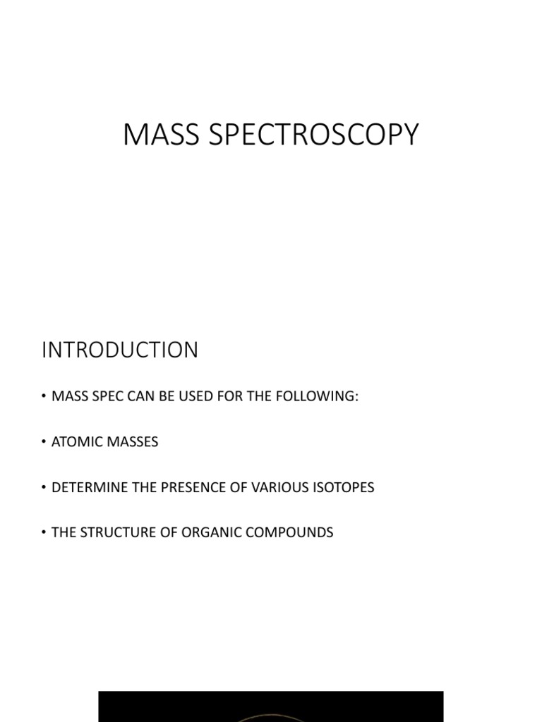 Mass Spectros | PDF | Mass Spectrometry | Molecules