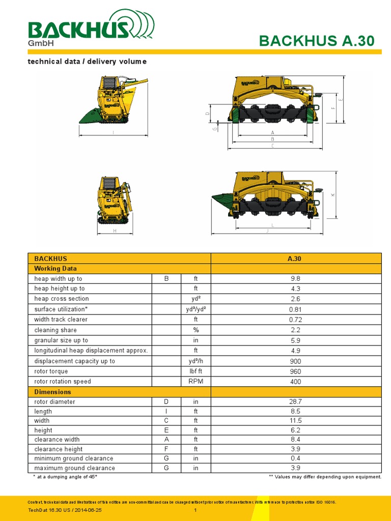 Backhus A30 | PDF | Engines | Diesel Engine