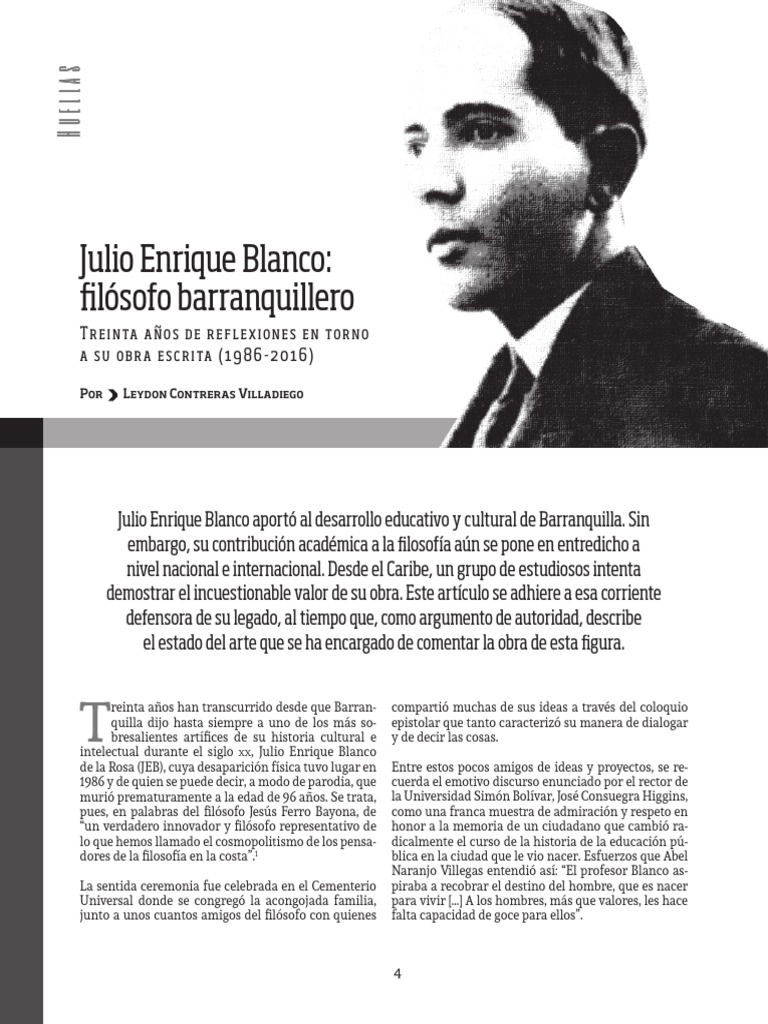 Legado de Julio Enrique Blanco en Barranquilla | PDF | Colombia ...