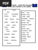 EU Countries and Codes List | PDF