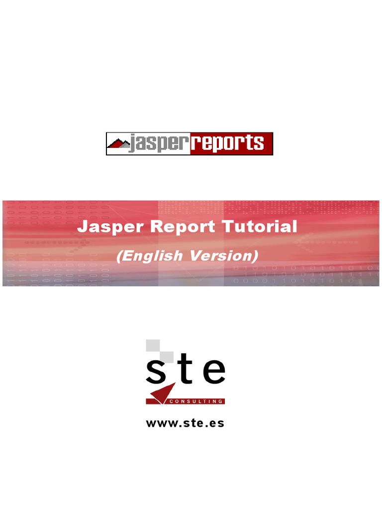 Jasper Report Tutorial English Version Pdf Class Computer