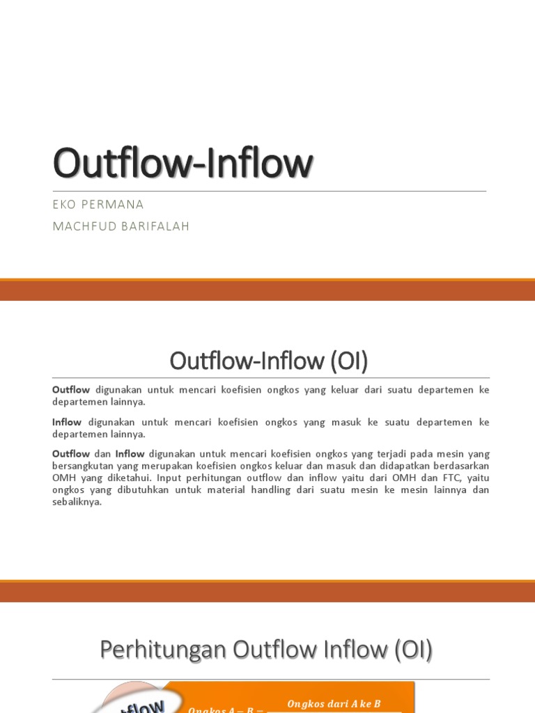 Outflow Inflow | PDF