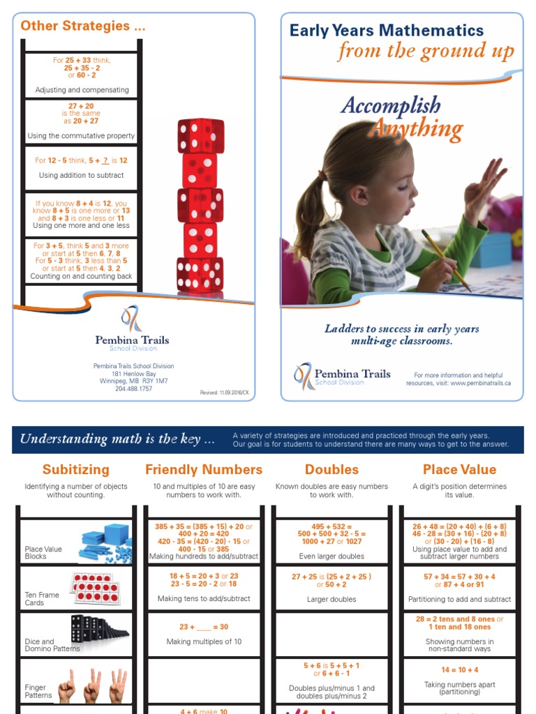 Early Years Mathematics 2016 | PDF | Cognition | Teaching Mathematics