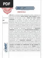 Formato de Hoja Protocolo Con Margenes | PDF | Guatemala | Justicia