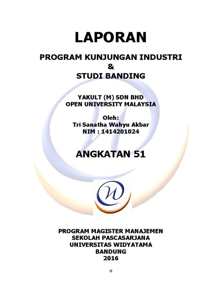Contoh Laporan KKL Prog MM | PDF