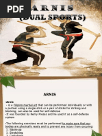 Module 2 - Arnis | PDF | Combat Sports | Individual Sports