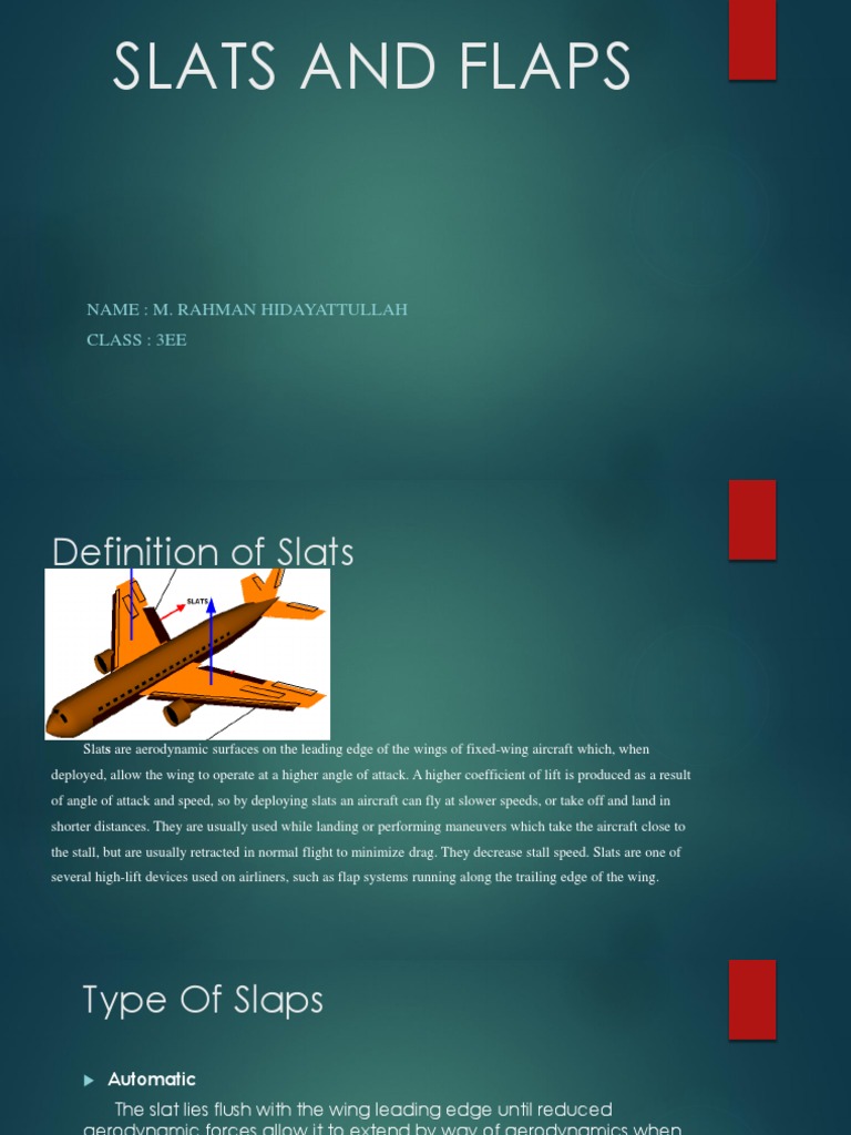 Slats and Flaps | PDF