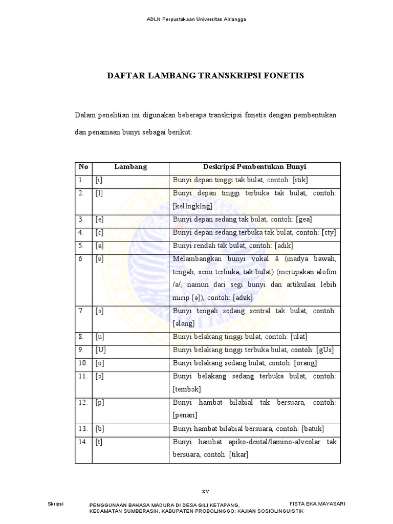 Daftar Lambang | PDF