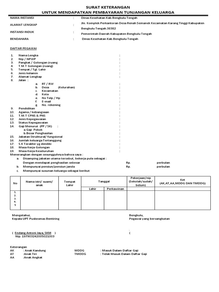 Blanko Kp4 Terbaru | PDF