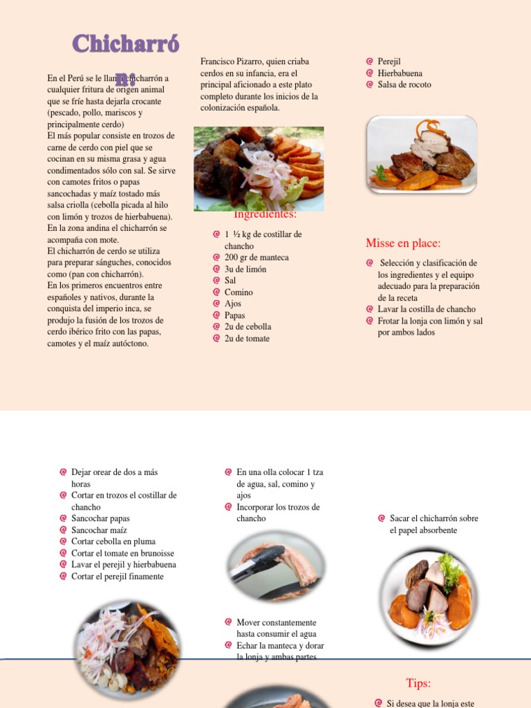 En El Perú Se Le Llama Chicharrón A Cualquier Fritura de Origen Animal ...