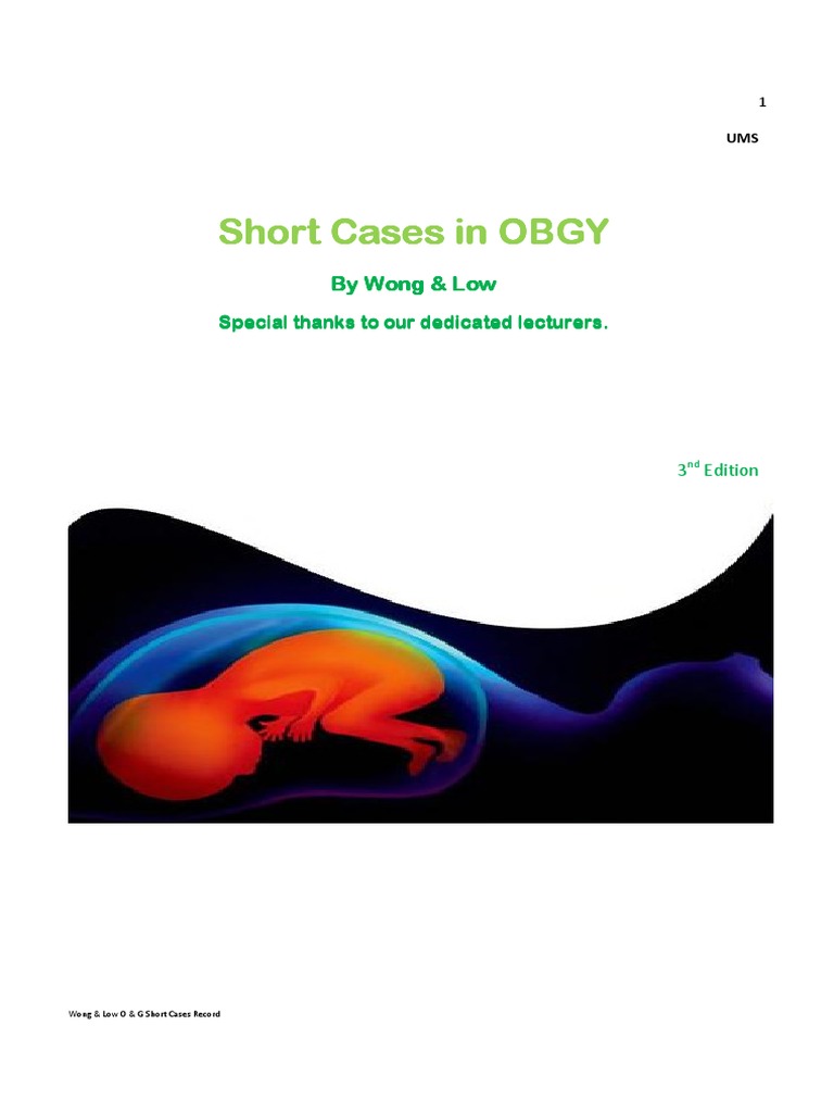 Obs and gynae PDF | Childbirth | Caesarean Section