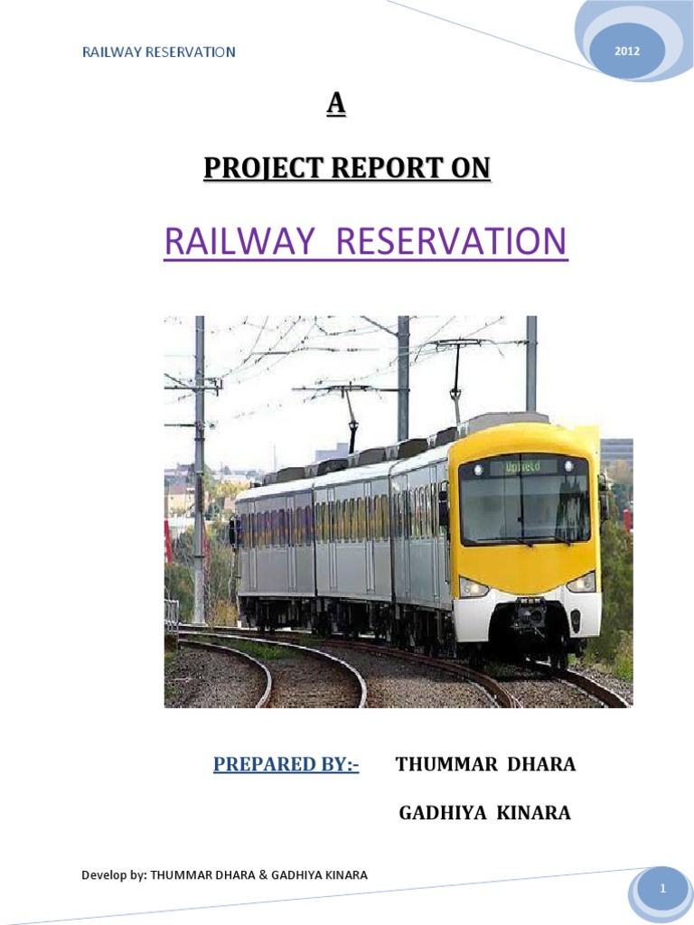 Railway Reservation | PDF | C Sharp (Programming Language) | Microsoft ...