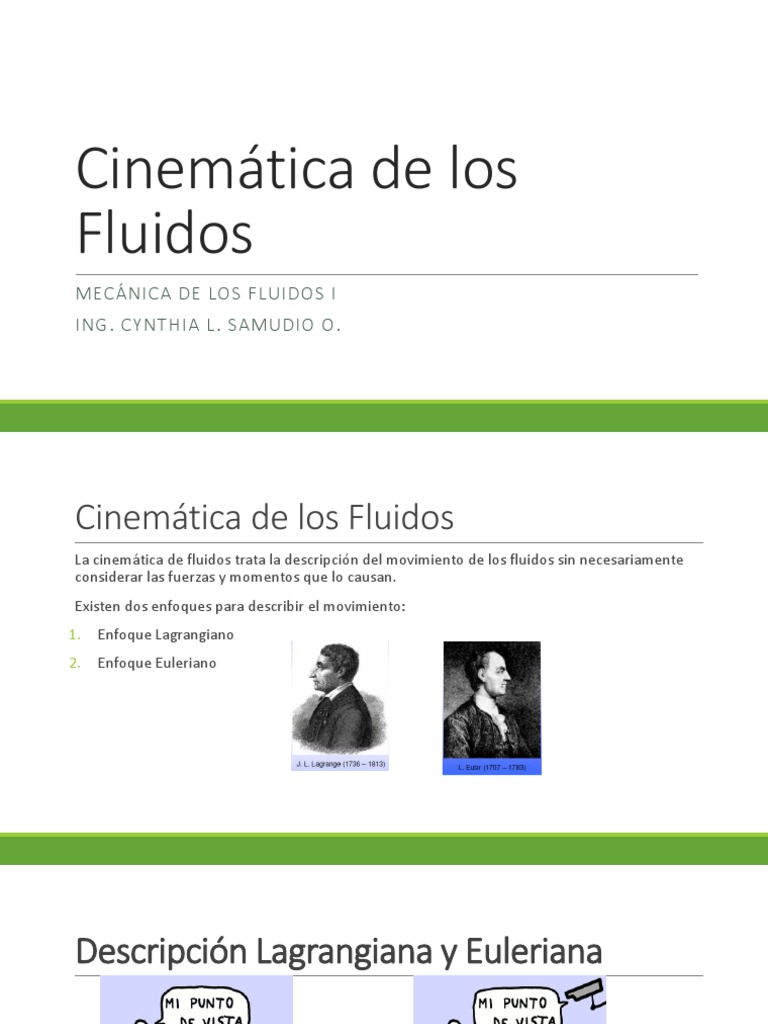 Cinemática de los Fluidos.pdf | PDF | Campo (física) | Velocidad