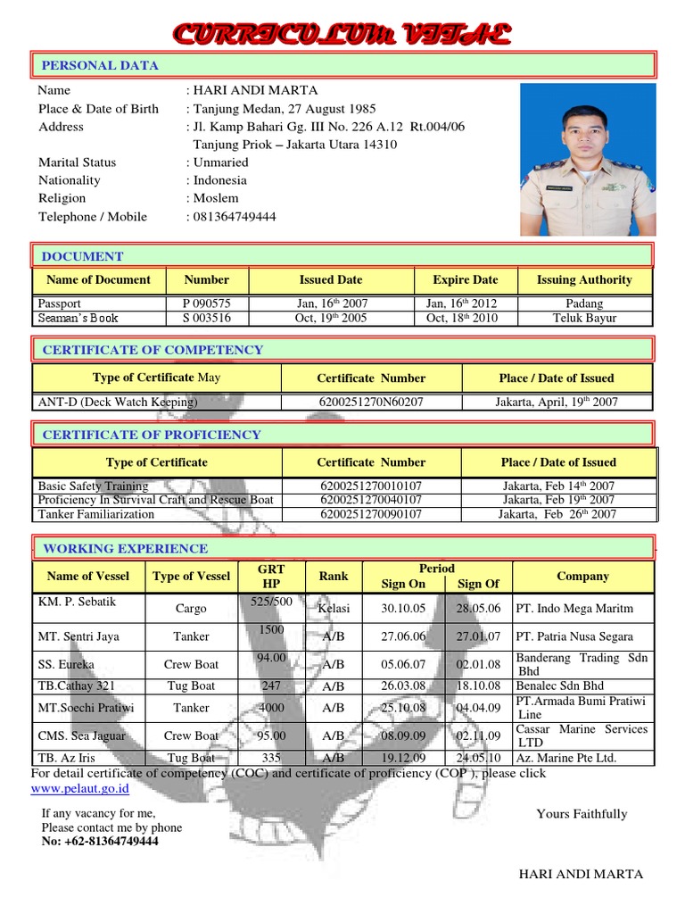 Cv Pelaut | Water Transport | Ships