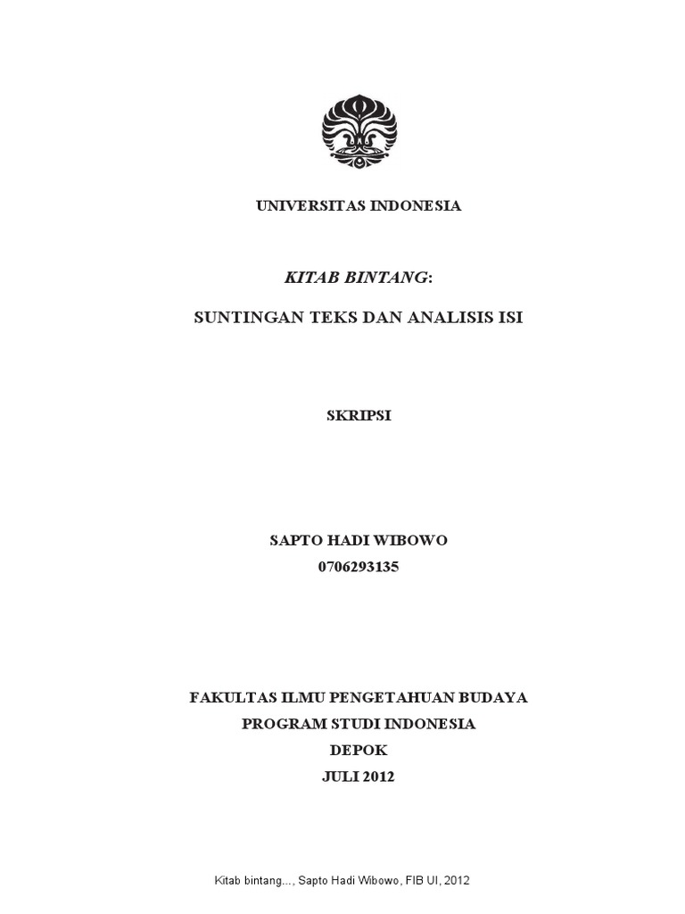 Kitab Bintang PDF | PDF | Karier & Perkembangan | Kajian Bahasa Asing