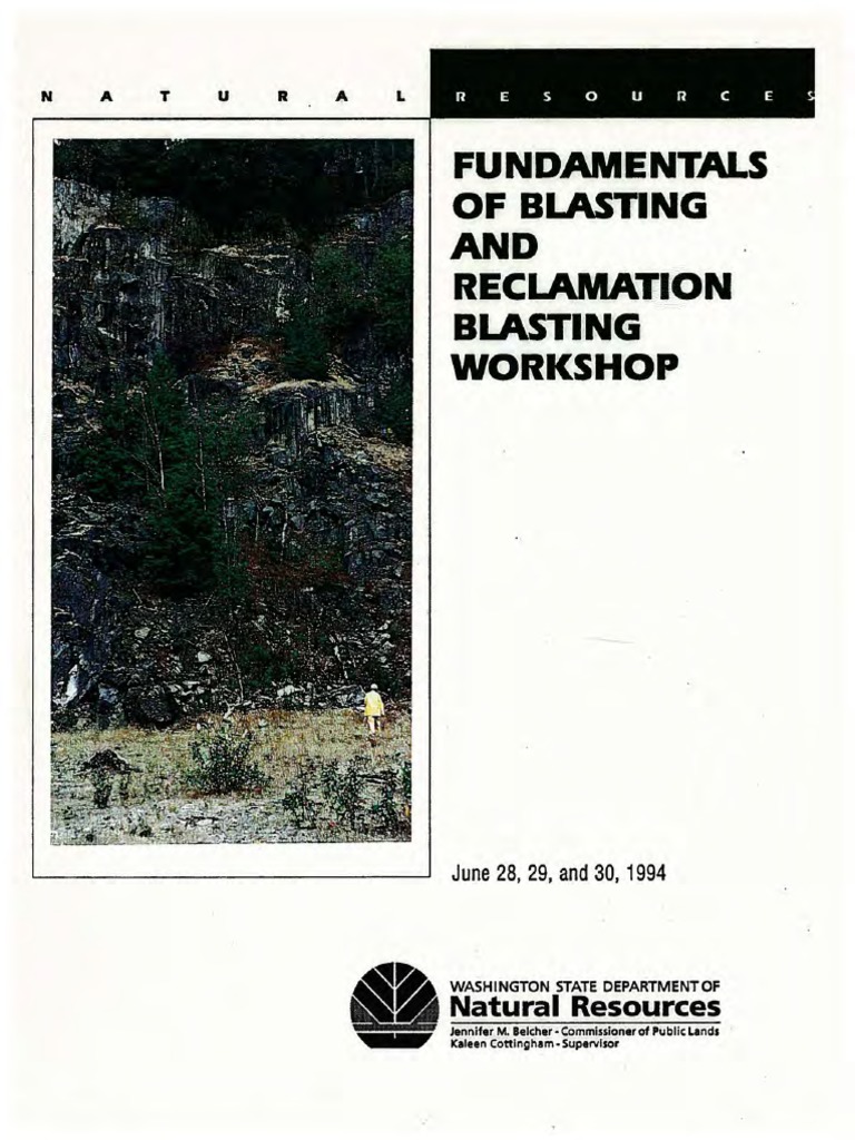 Fundamentals of Blasting and Reclamation Blasting Workshop | PDF | Explosive Material | Explosion