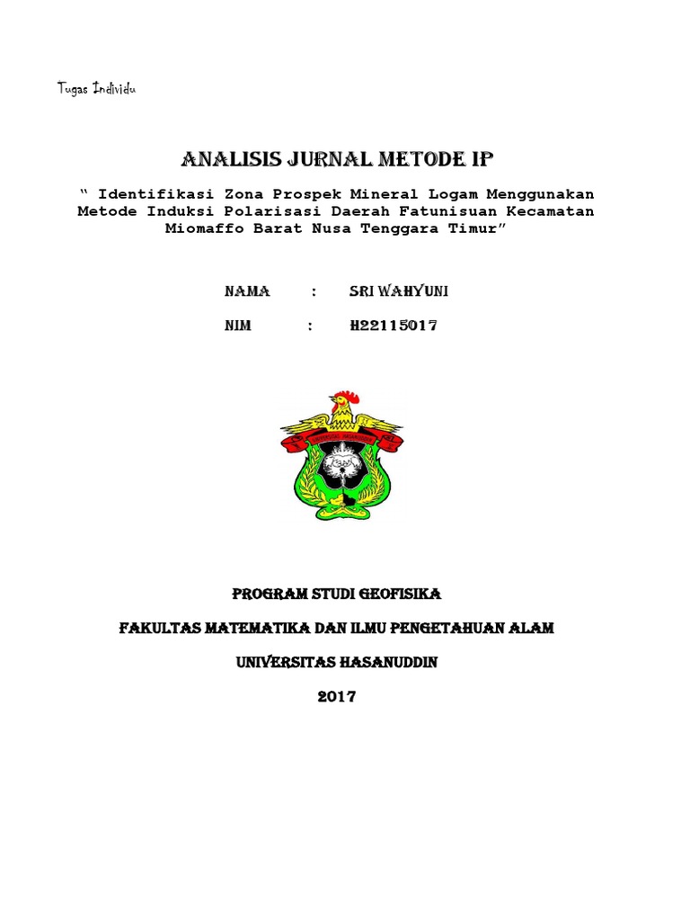Analisis Jurnal Metode IP | PDF