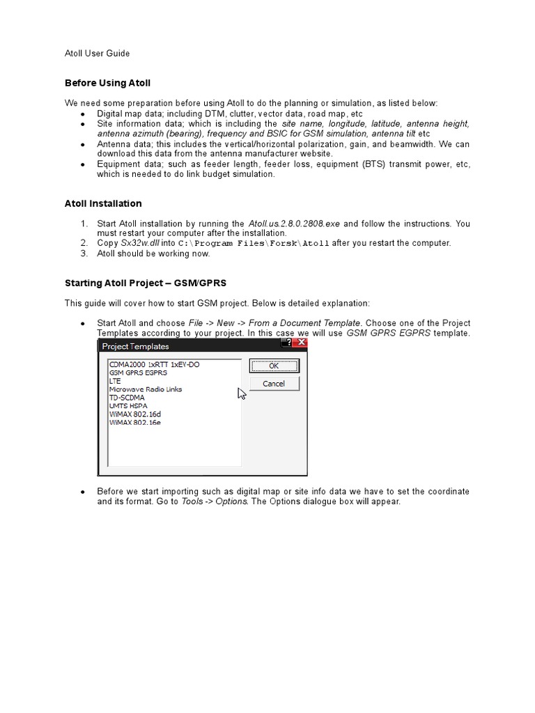 Atoll User Guide | PDF | Antenna (Radio) | Radio Propagation