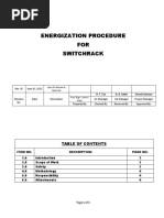 Electrical Power System Energization Procedure For Low Voltage ...