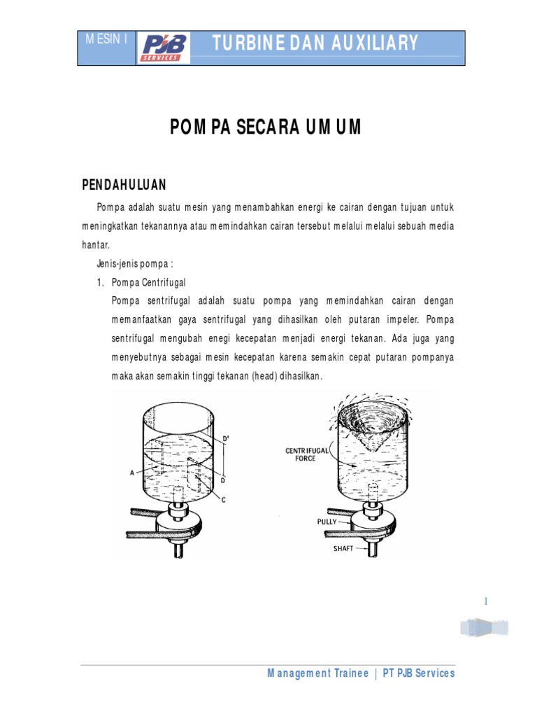 Pompa, CWP, SWBP, CCWP, Cep | PDF