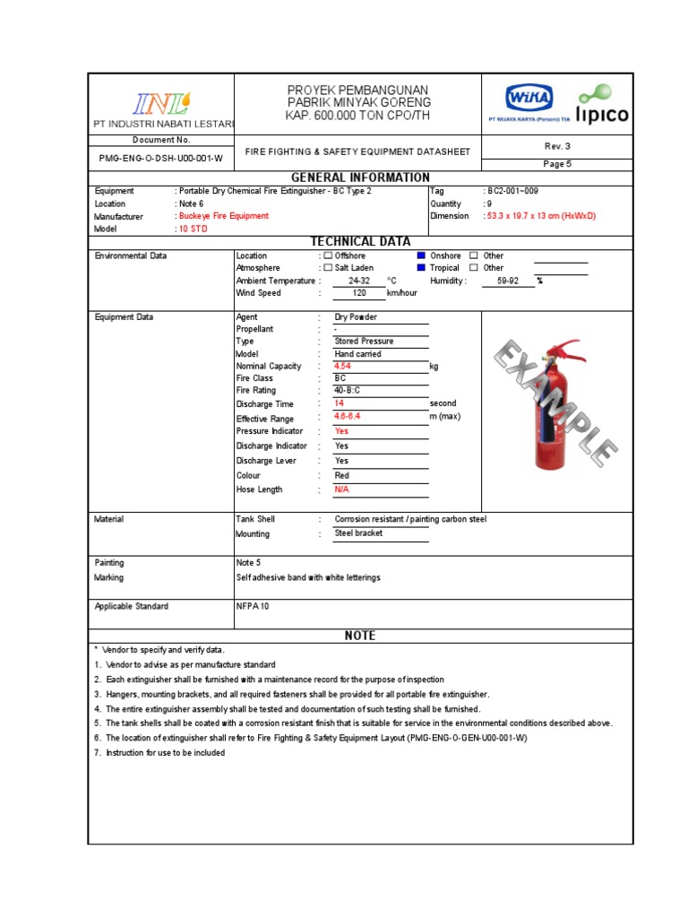 PMG-EnG-O-DSH-U00-001-W Rev 3 Fire Fighting & Safety Equipment ...