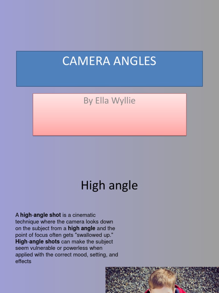 Camera Angles | PDF