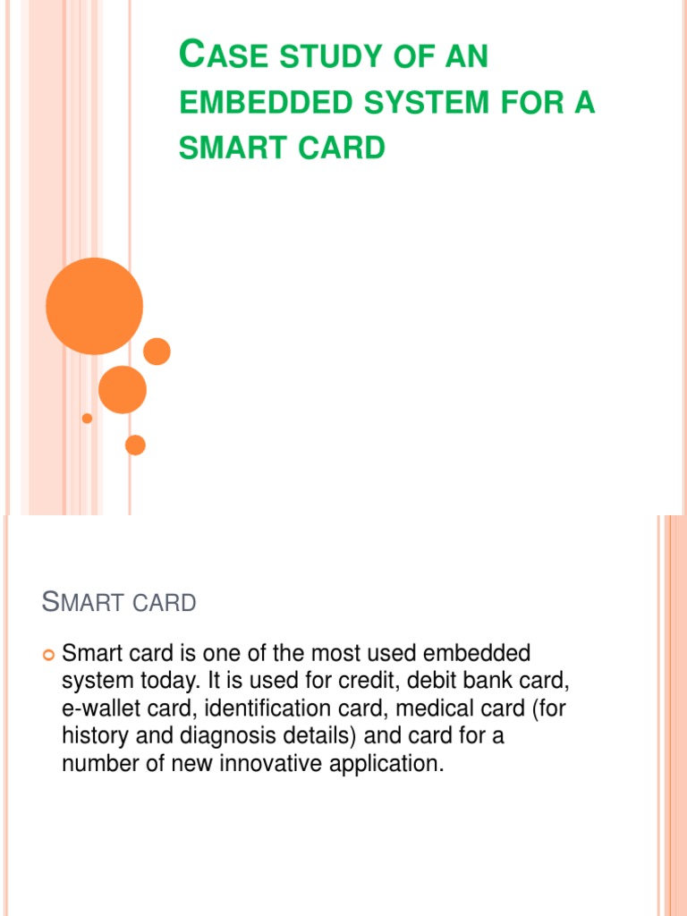 ASE Study OF AN Embedded System FOR A Smart Card | PDF