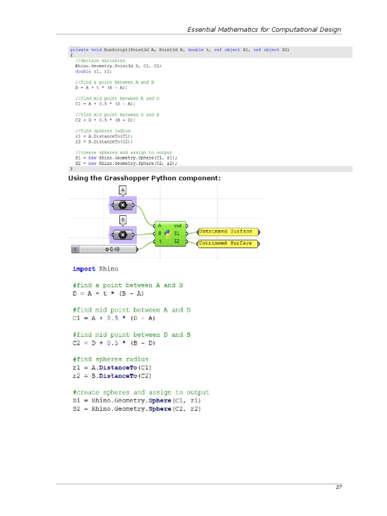 EssentialMathematicsForComputationalDesign ThirdEdition Rev3 | PDF | Matrix (Mathematics ...